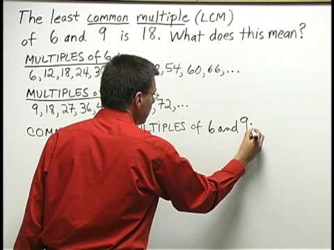 Essential Mathematics, Chapter 5: The Meaning of Least Common Multiple