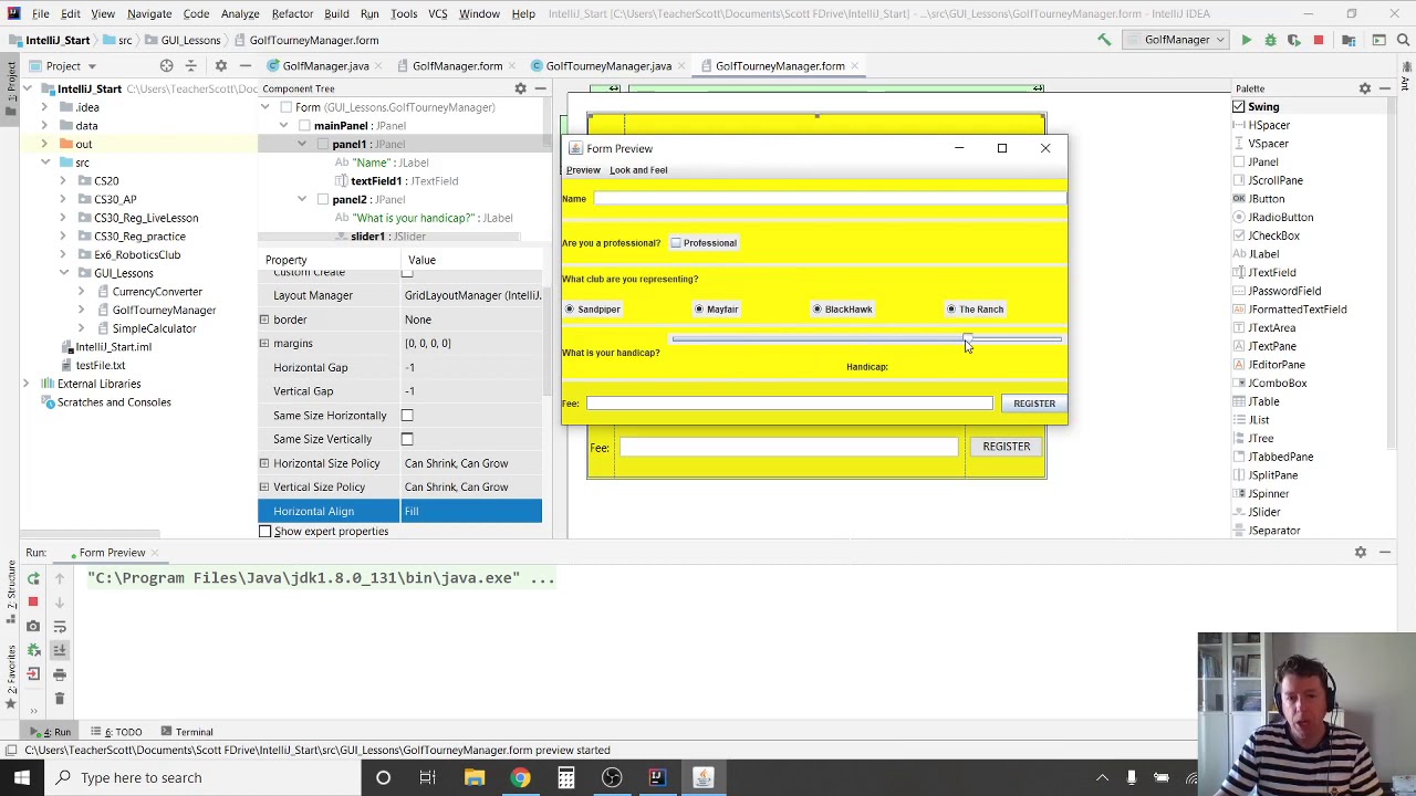 Java GUI Lesson 5 - More Components