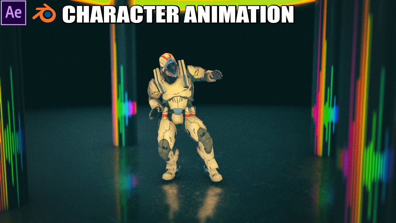 Character animation | Element 3D - After Effects tutorial