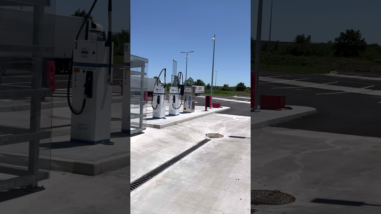 ⛽️mise en service station carburant privative chez les transports perrenot à Montbartier mpservices