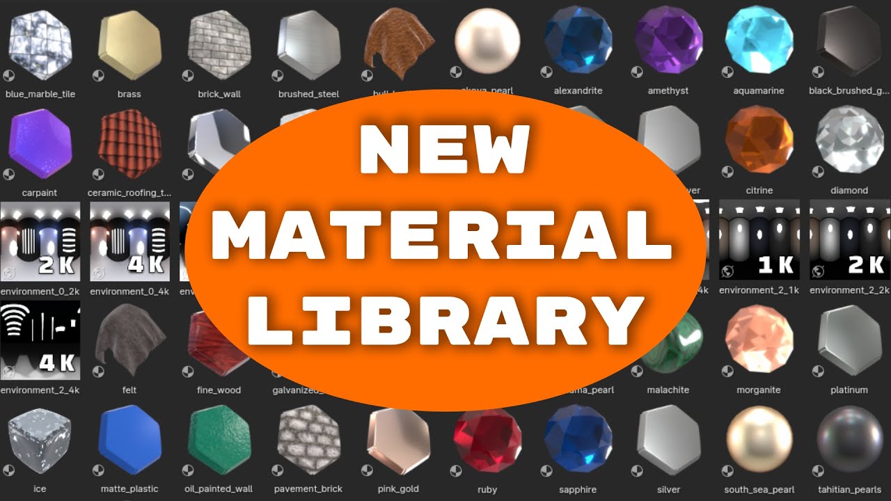 Blender Material Library Upgrade