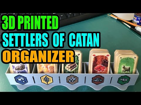 🏙️ Settlers of Catan - Organizer・Free STL File for 3D printing・Cults