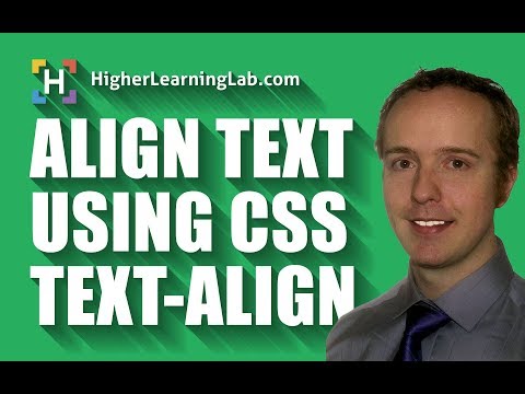 How To Use CSS text-align