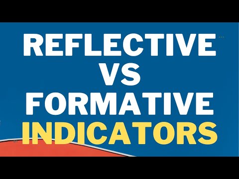 Formative and Reflective Constructs/Indicators: The Concept and Differences