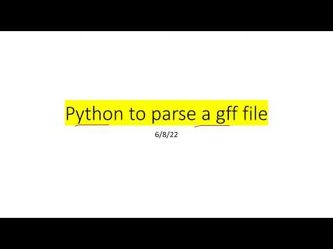 Python for extracting genetic or genomics elements from gff (general feature format) structured file