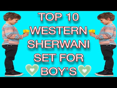 TOP 10 WESTERN SHERWANI SET FOR BOY'S
