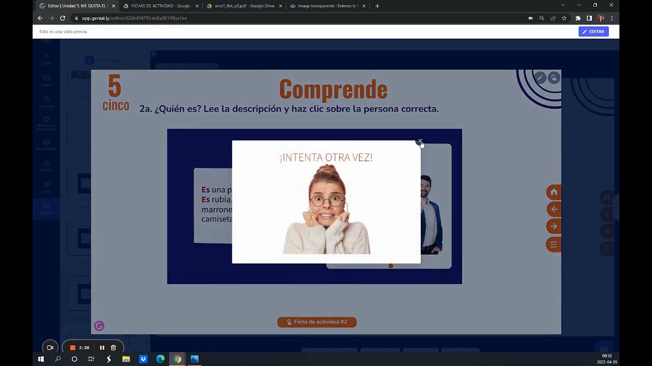 #Genially para profes de español. Crea un juego interactivo de ¿Adivina quién?