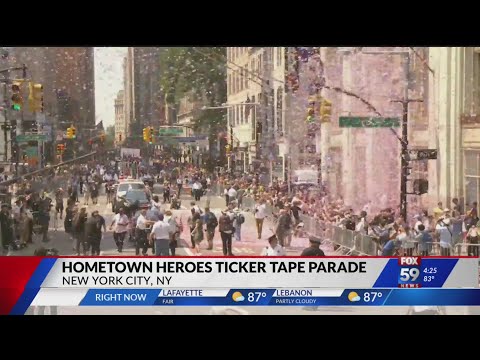 Hometown Heroes Ticker Tape Parade in New York City