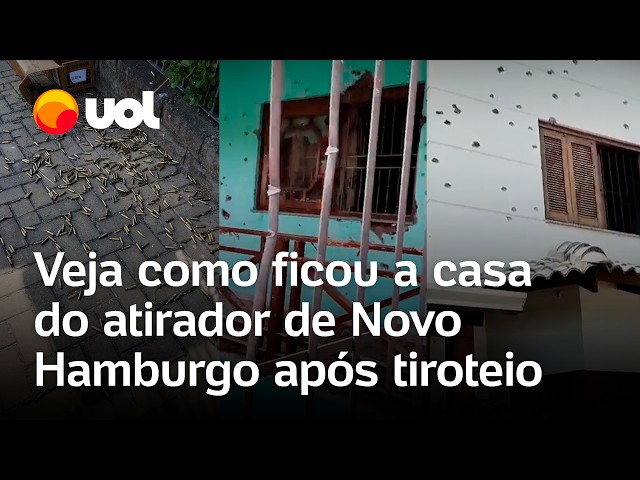 Veja como ficou casa onde homem matou família em Novo Hamburgo