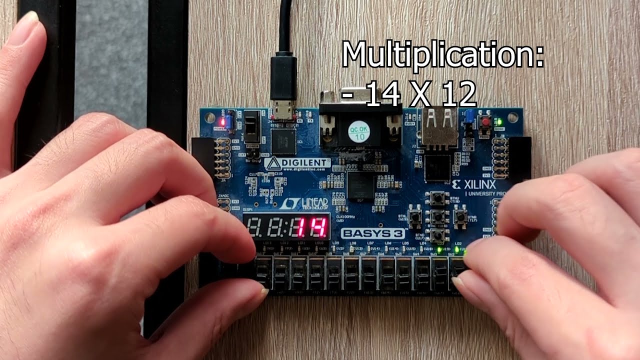 Basys3 FPGA Calculator