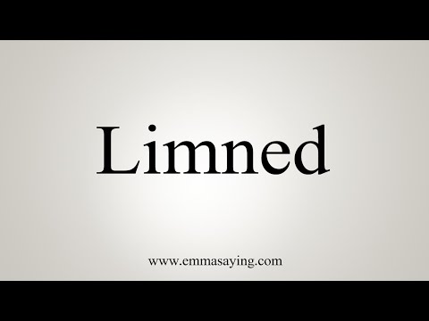 How To Say Limned