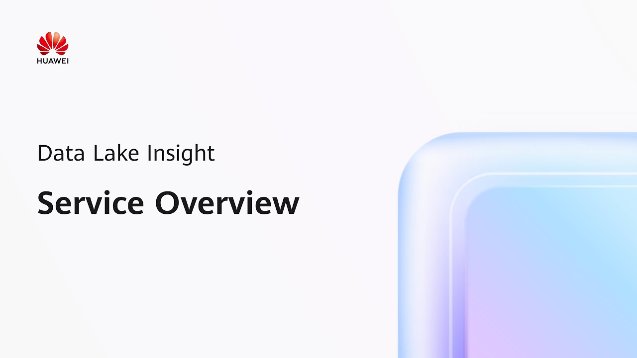 Data Lake Insight (DLI) Service Overview