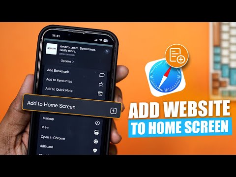 How to Add Link to Home Screen on iPhone | Add Website to iPhone Home Screen