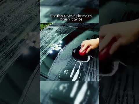 120ml Automotive Car Oil Film Cleaning Brush Car Glass Oil Film Cleaner #automobile