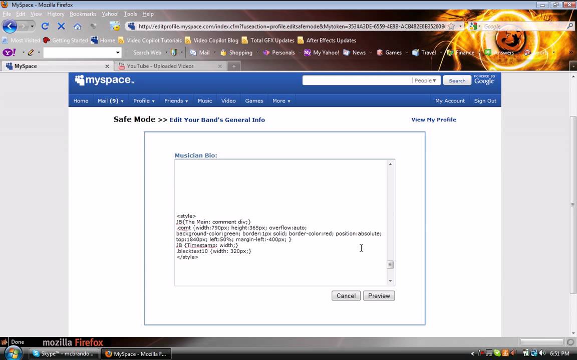 How To Div Friends and Comments: Myspace Codes: