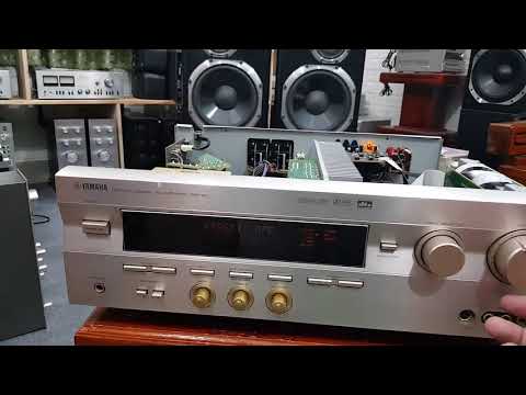 Amply xem phim Yamaha DSP A5 - giải mã DAC có pre out- cs 180w, giá tốt
