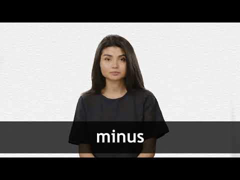 MINUS definition and meaning | Collins English Dictionary