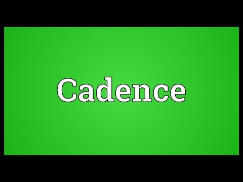 Cadence Meaning