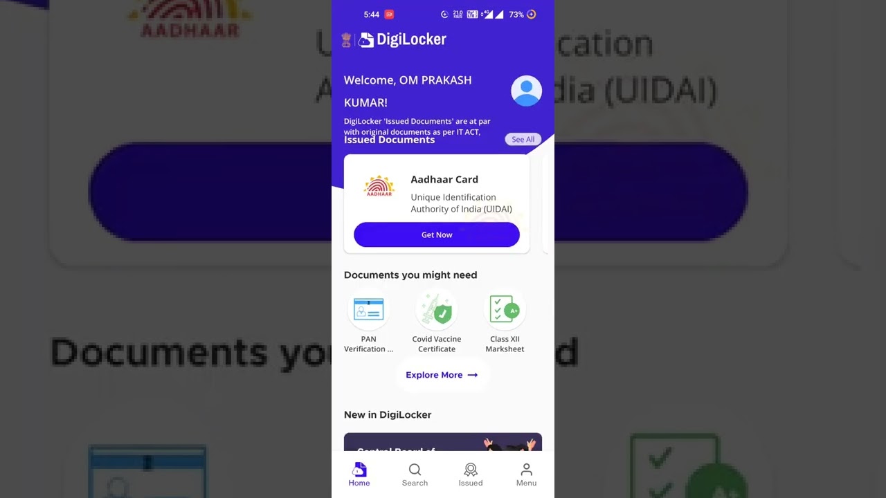 download cbse class 10/12 marksheet from DIGILOCKER before 2022