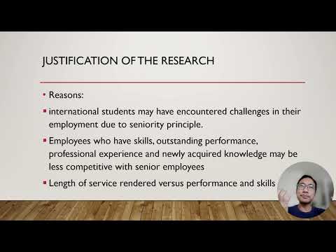 Research Paper: Seniority in the Workplace: Discriminatory or non-discriminatory