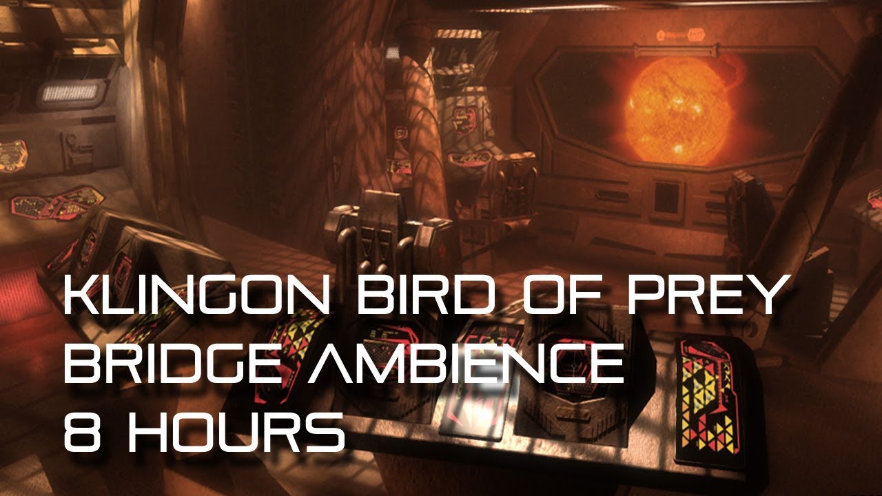 🎧 Klingon 'Bird of Prey' Bridge Ambience *8 Hours*