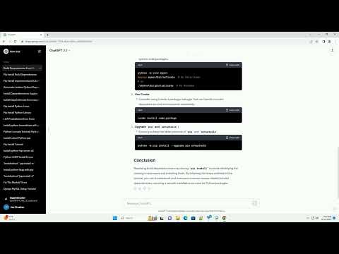 pip install installing build dependencies error
