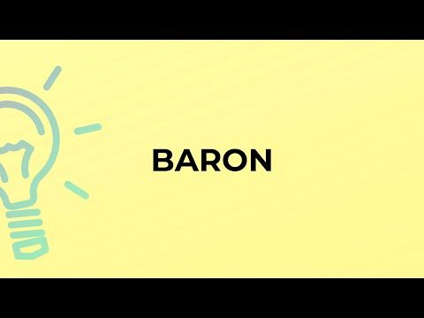 What is the meaning of the word BARON?