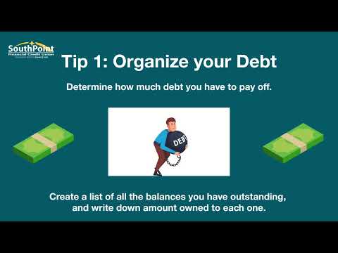 SPFCU Financial Literacy - Pay Down Debt