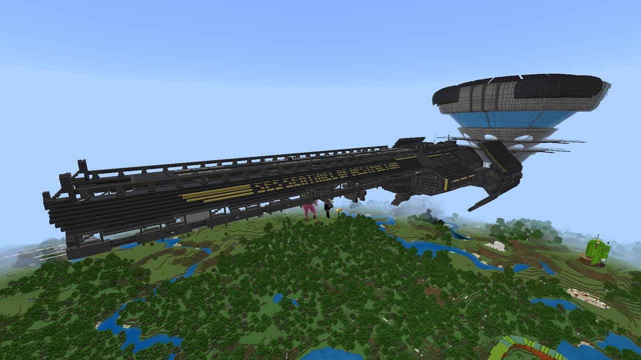 Minecraft Helldivers Super Destroyer Full Build With Interior