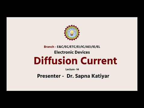 Electronic Devices Diffusion Current | AKTU Digital Education
