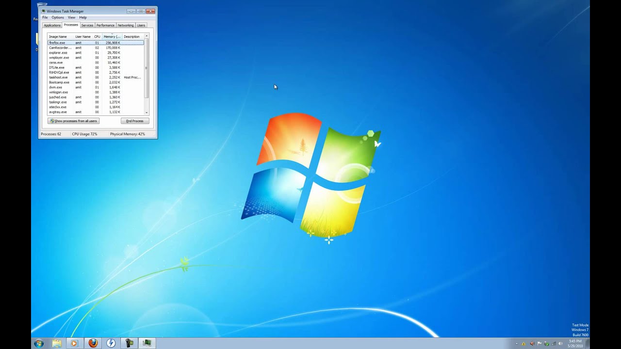 Set Processor Affinity for a program in Windows 7