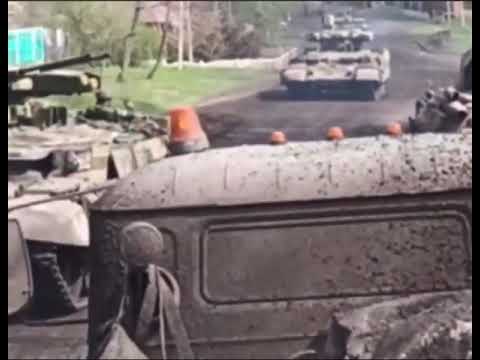 Footage of the BMP-T’s this will be the first time the vehicles would have seen combat #russia