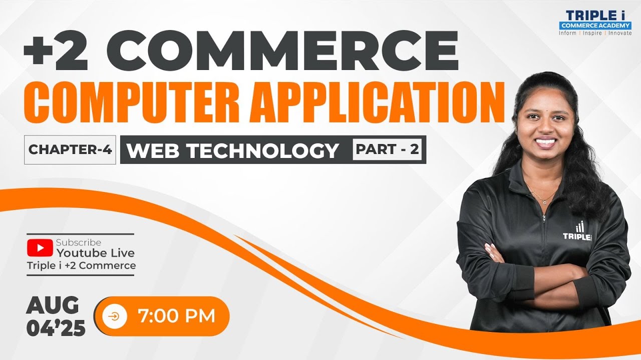 PLUS TWO COMPUTER APPLICATION | WEB TECHNOLOGY  | PART 2 |  CHAPTER 4 | TRIPLE I
