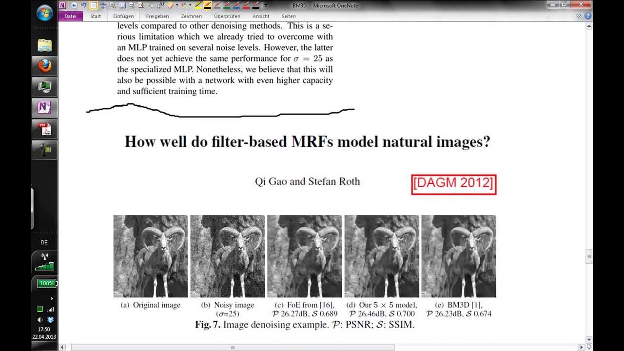2.4 BM3D for Image Denoising | Image Analysis Class 2013