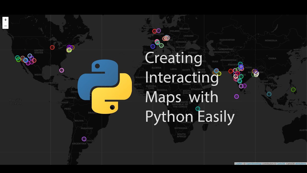 Creating Interacting Maps with python Easily