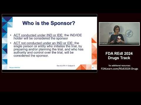 FDA REdI 2024 - Drugs Track: ClinicalTrials.gov: Meeting Transparency and Reporting Requirements