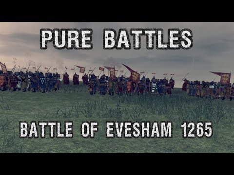 Pure battle, battle of Evesham, 1265 AD