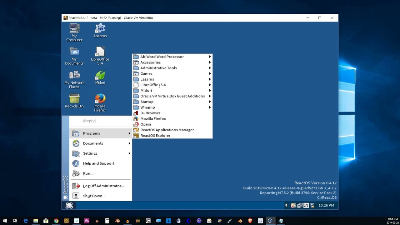 ✅ ReactOS 0.4.12 - Sound AC97 is working and other Improvements
