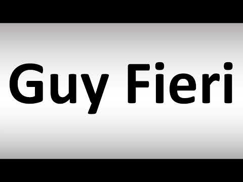 How to Pronounce Guy Fieri