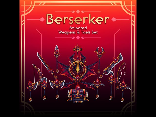 Berserker Animated Weapon Set Volume 1 Minecraft Texture Pack