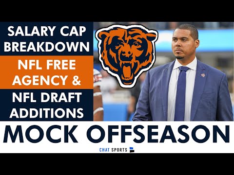 Chicago Bears Mock Offseason - Salary Cap Breakdown, Roster Cuts, NFL Free Agency & 2025 NFL Draft