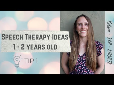 Speech Therapy Tips - 1 - 2 years old 💛 #speechtherapy #shorts