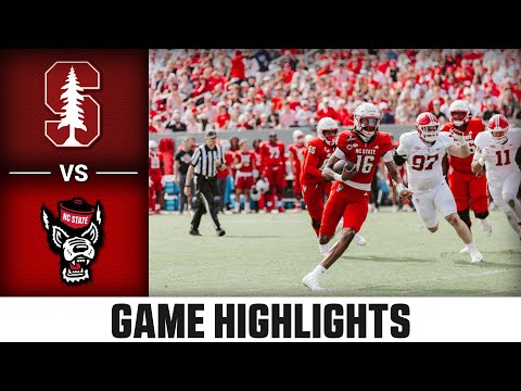 Stanford vs. NC State Game Highlights | 2024 ACC Football
