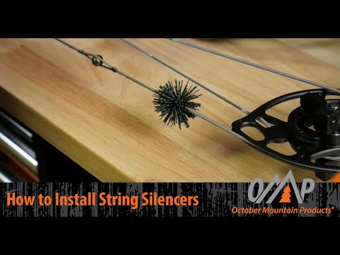 How to Install String Silencers | October Mountain Products