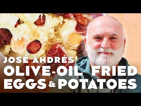 José Andrés' Olive-Oil Fried Eggs and Potatoes Recipe - Los Angeles Times
