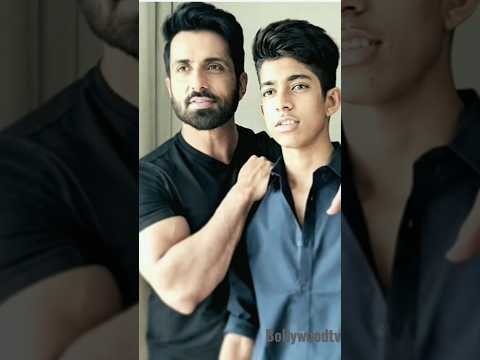 Golden hearted 🥰😎🔥Sonu Sood with his son's Ishant ,Ayaan & beautiful wife nonali sood #sonusood