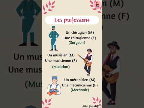 Professions in french (Case 1)