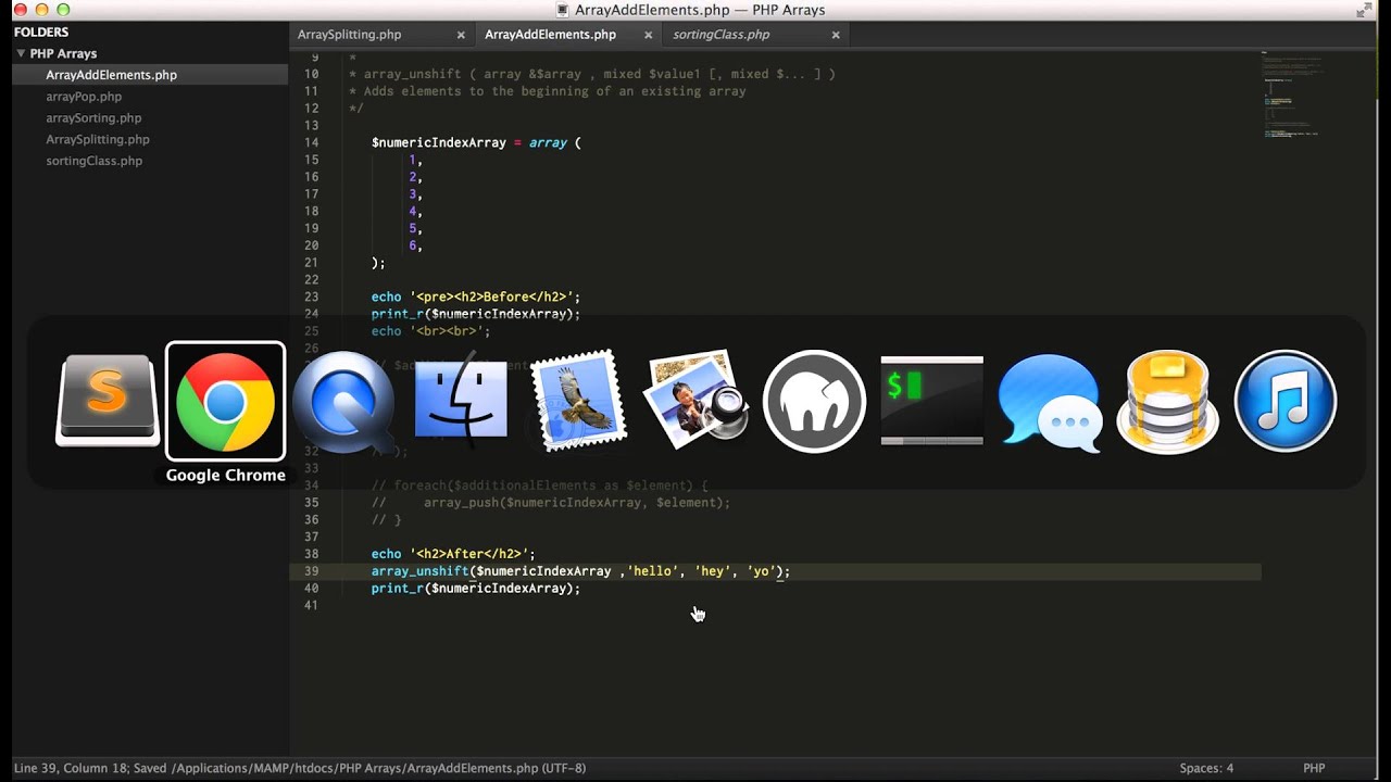 PHP Arrays - Add Elements (Array Push and Array Unshift)