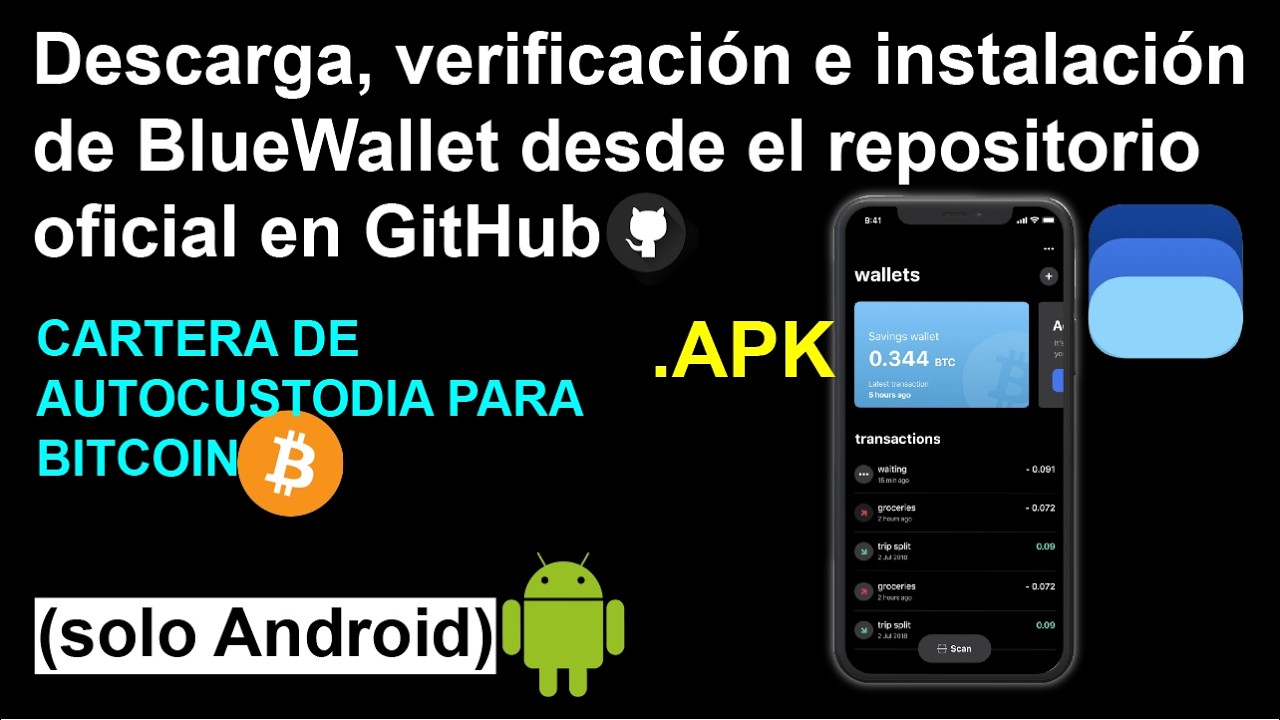 Extra lesson 1. Install BlueWallet from the official repository. + Integrity Verification (Android)