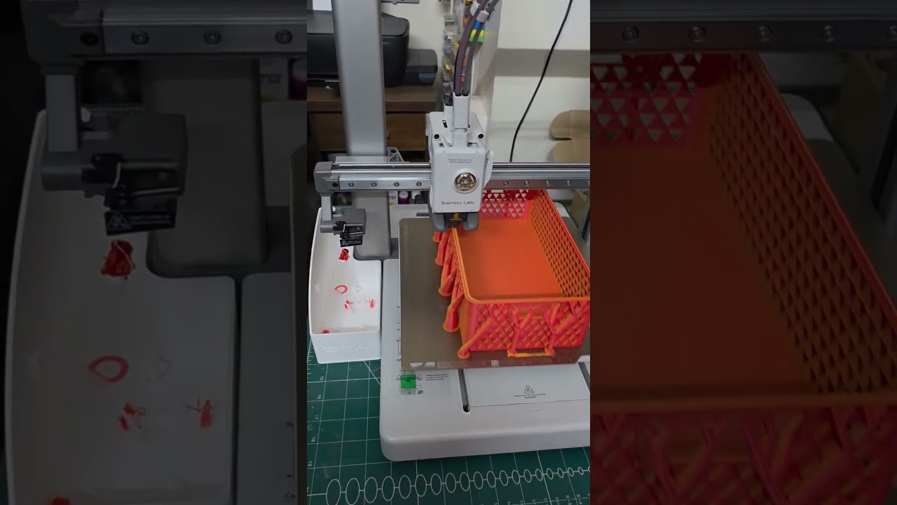 3d printed stackable storage box 🎁#3dprinting #bambulaba1 #storagesolutions #makerworld #bambulab